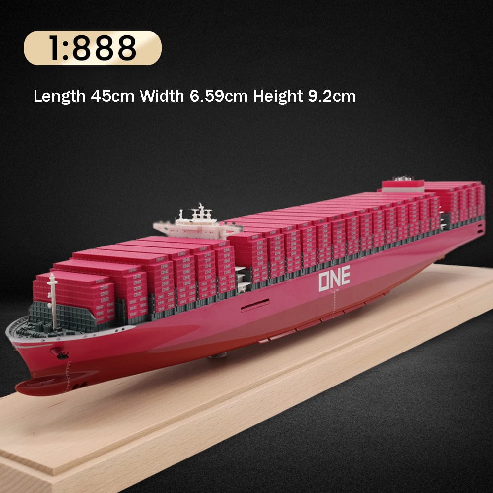 45cm Container Ship Model (Scale 1:888) – Banboring